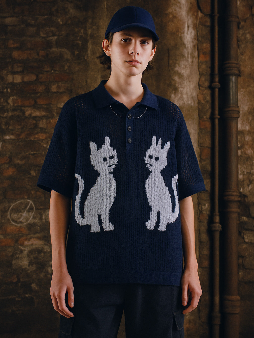 Dinosaur Pattern Stitching Sweater – OLUOLIN
