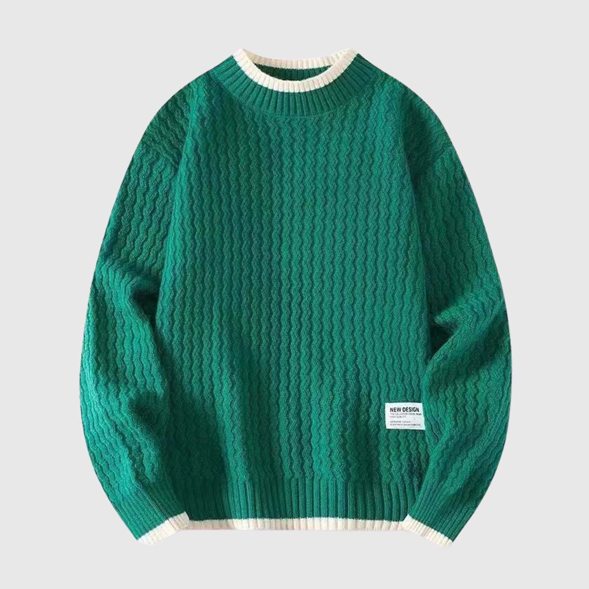 Laid-back Knit Sweater – OLUOLIN