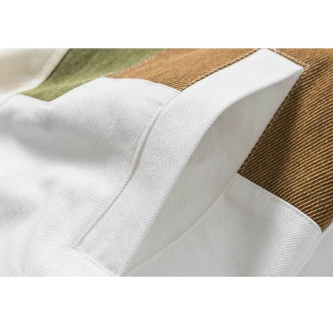 Contrast Patchwork Jacket – OLUOLIN