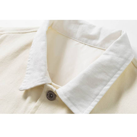 Contrast Patchwork Jacket – OLUOLIN