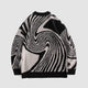 Annual Rings Jacquard Sweater – OLUOLIN